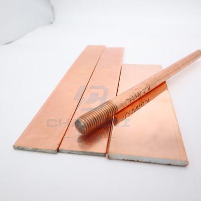 China High-Conductivity Copper Clad Steel Flat Bar for Reliable Power Systems for sale