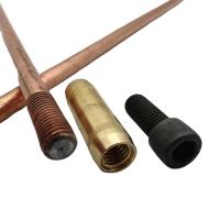 China One End Pointed And One End Flat Head Type Earth Rod 16mm Tensile Strength 450600MPA High Strength Electrical Ground Rod for sale