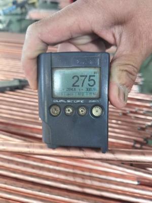 China Threaded Copperbond Earth Rod 8mm 16mm 19mm 20mm Surface Treatment for sale