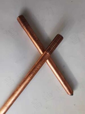 China Custom Copper Clad Earth Rod Material For Earth System 13 X 1400mm for sale