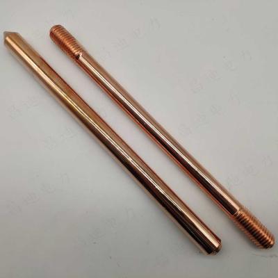 China Rod Grounding 5 8 16mm Earth Rod With Thread 20mm 25mm for sale