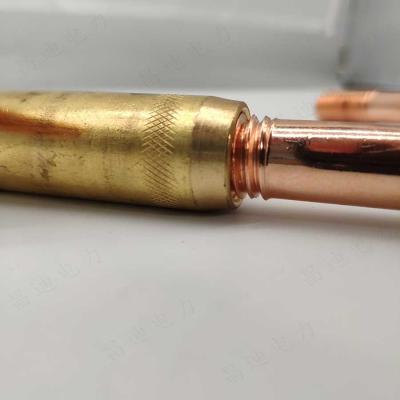 China 13mm Dia X 3000mm Copper Clad Earth Rod Spikes Of Grounding for sale