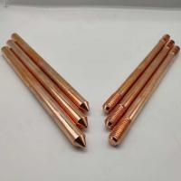 China Diameter 16mm Earth Rod Solid Copper Earth Rods 5/8