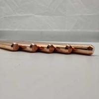 China 5 8 by 8 copper clad ground rods for earthing system for sale