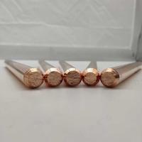 China 5 8 by 8 copper clad ground rods for earthing system for sale