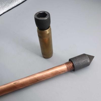 China Brass Grounding Rod 3/4 High Torsion Strength for sale