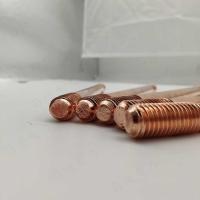 China Copper 16mm Earth Rod 5 8 X 8 Ground Rod For Sub Panel for sale
