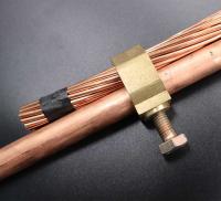 China Copper Layer Thickness 0254mm 16mm Earth Stake Ground Rod Ideal for Electrical Earthing and Lightning Protection Solutions for sale