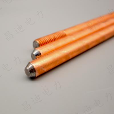 China Copper Earth Spike Ground 19mm Mild Steel One End Pointed for sale