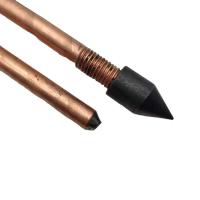 China Elongation greater than 15 percent 16mm Earth Rod Copper Layer Thickness 0.254mm or more for Grounding and Earthing Systems for sale