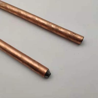 China Gi Electrical Earth Rod Screw Installation  Pointed Threaded for sale
