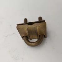 China Corrosion Resistant U Type Clamp for Earth Rod and Stranded Wire 6 AWG Conductor Size for sale