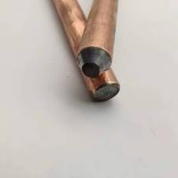China Flat Head Type Copper Clad Earth Rod with Stable Electrical Performance and HB180-240 Hardness for sale