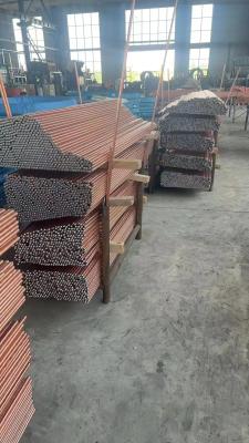China Double Side Copper Clad Earth Rod For Grounding System With Pointed Or Threaded Head for sale