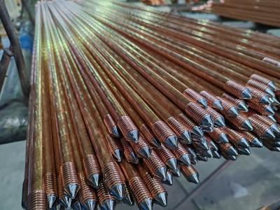 China Class I Insulation Level Copper-Coated Conductors Corrosion Resistance For Lightning Protection, Substations, Telecom Systems for sale