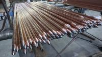 China Wholesale Copper-Bonded Grounding Rods One End Threaded Ra0.8 Surface Roughness for sale