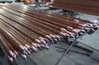 China 1m Copper Bonded Underground Earthing Rods for Class I Insulation Level and High Performance for sale