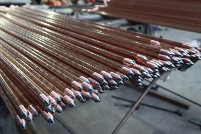 China 1m Copper Bonded Underground Earthing Rods for Class I Insulation Level and High Performance for sale
