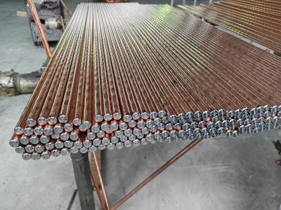 China High Corrosion Resistance Copper Clad Steel Ground Rod One Pointed One Flat Design for Grounding and Lightning Protection for sale