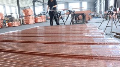 China Pointed Head Copper Claded Undergrounding Rods for Easy Driving Installation for sale