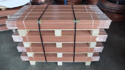 China Copper Clad Grounding Rods 0.25mm Copper Thickness 15.8mm Rod Diameter for Fast Shipping for sale