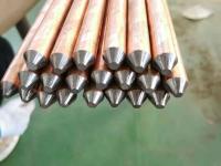 China Electroplated Copper Electrical Ground Rod with High Conductivity and Corrosion Resistance for Superior Grounding for sale