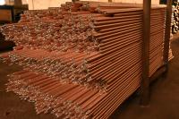 China High Conductivity Copper Clad Steel Ground Rod for Electrical Installation for sale