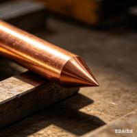 China Installation Depth 1.5m Copper Plated Earth Connection Rod Ground Rod for Electrical Safety and Industrial Grounding Applications for sale