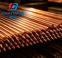China Molecularly Bonded Copper Clad Steel Ground Rod with Superior Corrosion Resistance for sale