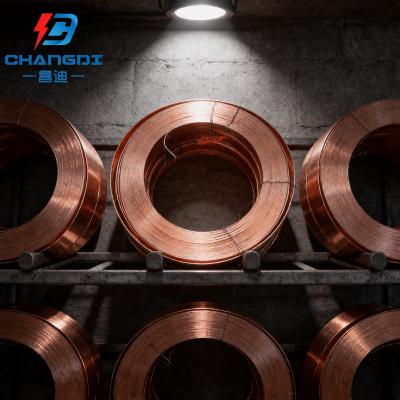 China Premium Copper Clad Flat Steel Conductor for High-Efficiency Earthing Systems for sale