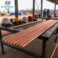 China Deep Driven Copper Bonded Steel Ground Rod 19mm x 3m for sale