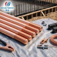 China Factory Direct Copper Bonded Ground Rod for Substation for sale