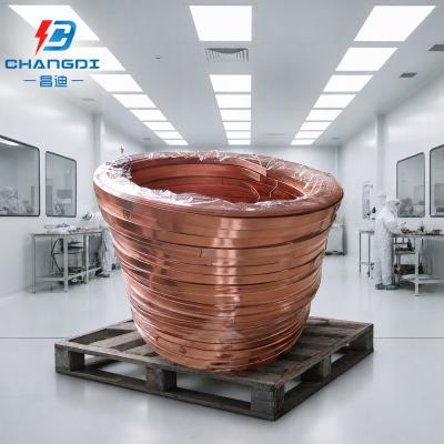 China Copper Clad Steel Flat Strip for Electrical Grounding for sale