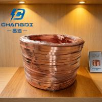 China Copper Bonded Flat Conductor for Renewable Energy Earthing for sale