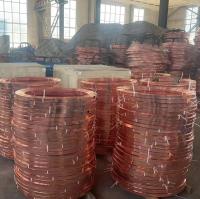 China 40×5mm Copper Bonded Flat Steel for Utility Earthing Projects for sale