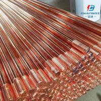 China Copper Bonded Ground Protection Rod with Uniform Copper Layer for sale