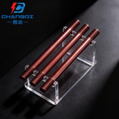 China OEM Copper Clad Steel Grounding Rod 1500mm–3000mm Available for sale