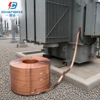 China Electrical Earth Strip with Copper Clad Steel Core for sale