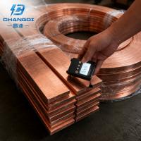 China Copper Bonded Flat Busbar for Transformer Grounding for sale