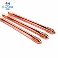 China 16mm Copper Clad Ground Interface Rod for Electrical Protection for sale
