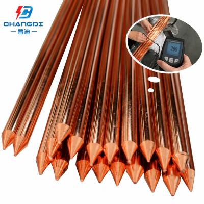 China Professional Copper Clad Steel Earthing Electrode Manufacturer from China for sale