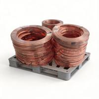China Copper Clad Steel Ground Reference Flat Bar with Steel Core for sale