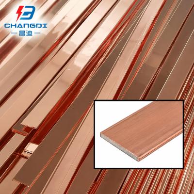 China 40×5mm Copper Bonded Flat Steel for High Fault Current Applications for sale