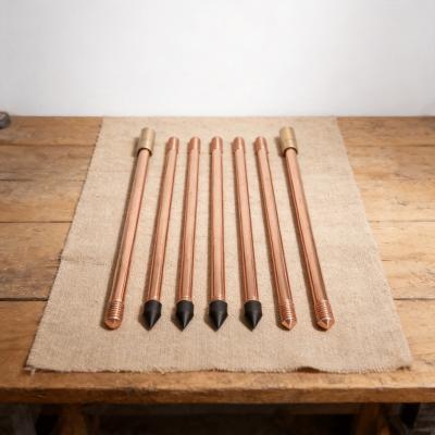 China Copper Bonded Grounding System Rod with Enhanced Mechanical Strength for sale