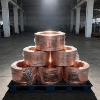 China 25×3mm Copper Clad Steel Electrical Earth Bar with 0.254mm Copper Layer for sale