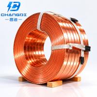 China 40×4mm Copper Bonded Power Earthing Flat Bar for Industrial Projects for sale