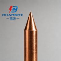 China 16mm Copper Coated Steel Rod for Underground Grounding Systems for sale