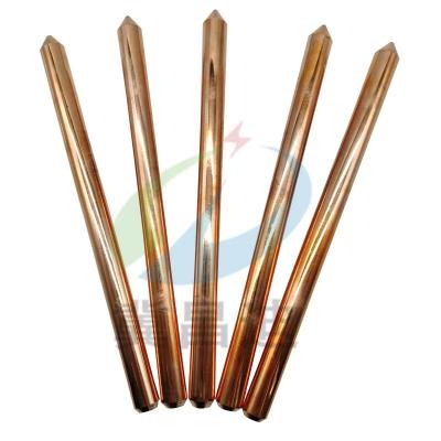 China 16mm Copper Coated Steel Rod for Underground Grounding Systems for sale