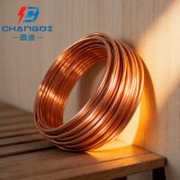 China 14.2mm Copper Clad Steel Circular Conductor with 0.254mm Copper Layer for sale