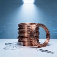 China Copper Clad Steel Circular Grounding Conductor for Power Infrastructure for sale